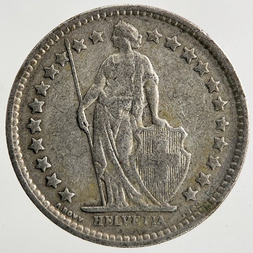 1962 Switzerland Swiss 1/2 Half Franc Silver Coin | Fine Collectable ...