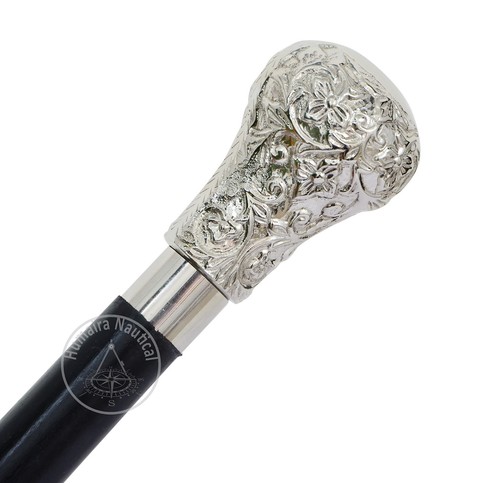 Bat Masterson Cane Replica| Pewter Brass Handle Unisex Derby Cane ...