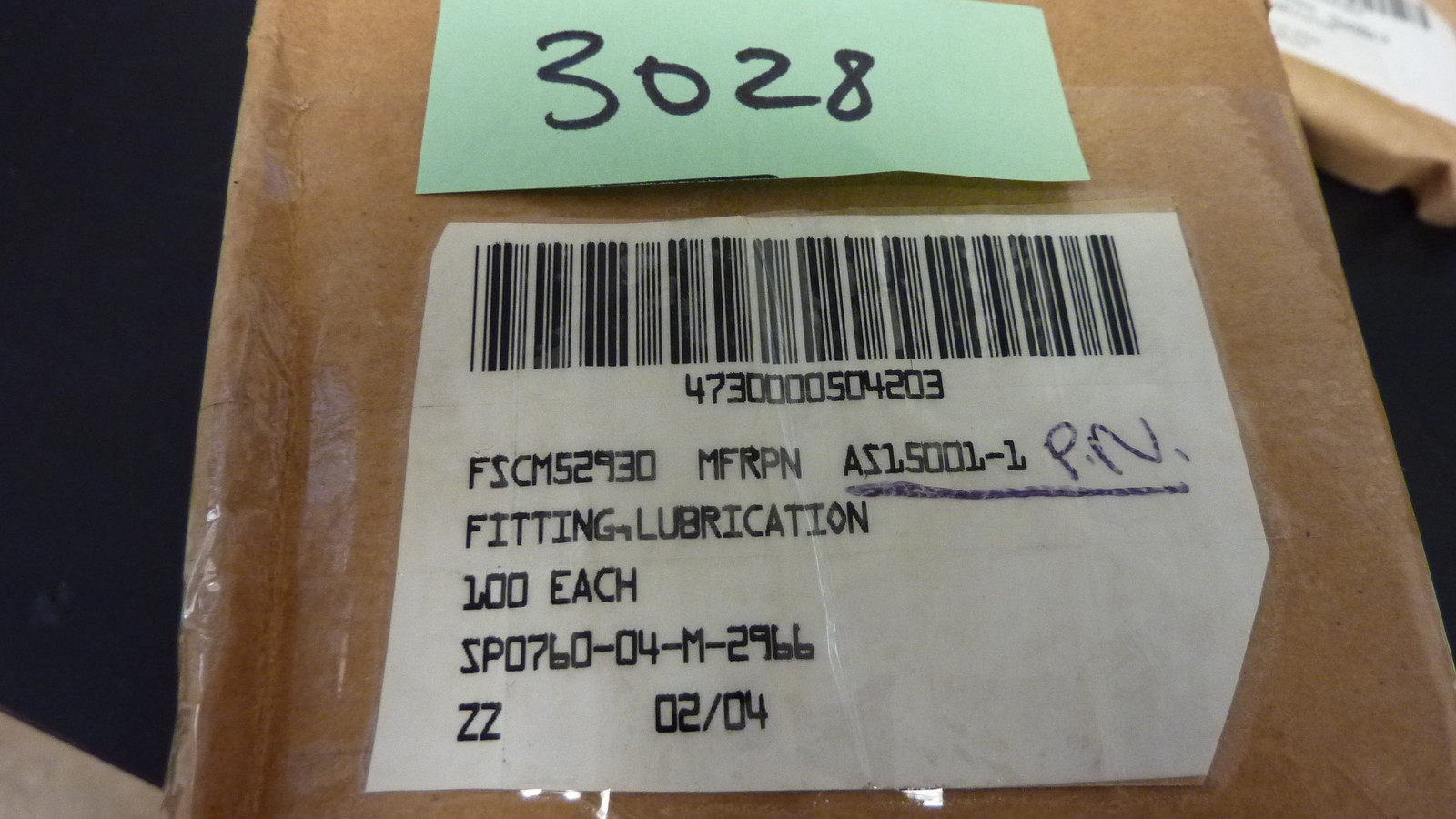 IDLER ARM LUBRICATION FITTINGS AS15001-1 4730-00-050-4203 MS15001-1 | eBay