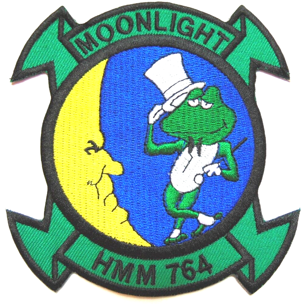 USMC Medium Tiltrotor Squadron (VMM-764) "Moonlight" Iron-on/Sew-on ...