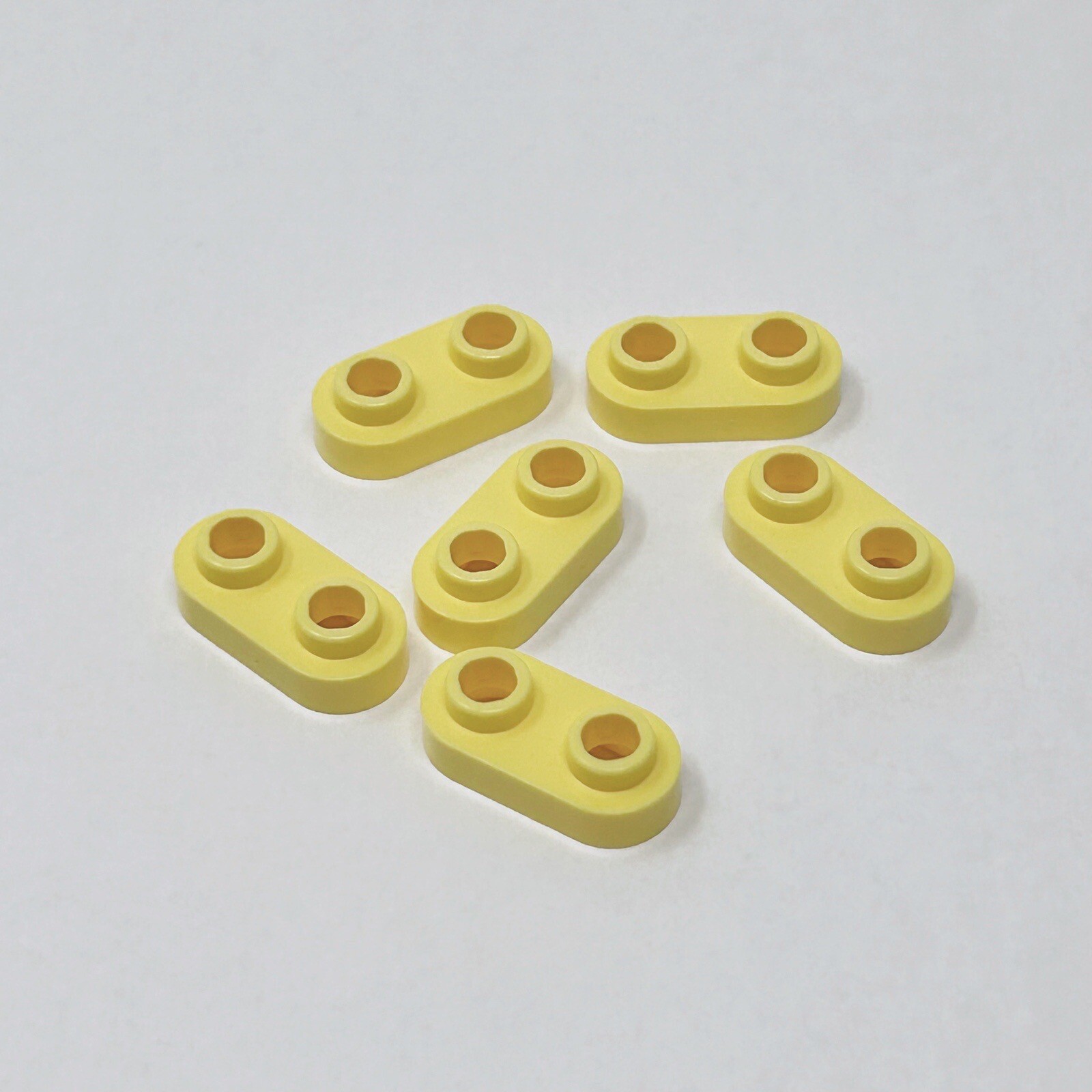 35480 LEGO Plate Modified 1x2 Rounded w/ 2 Open Studs BRIGHT LIGHT ...