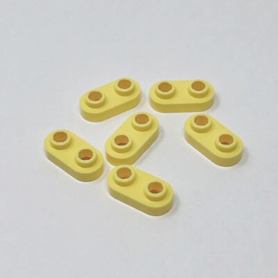 35480 LEGO Plate Modified 1x2 Rounded w/ 2 Open Studs BRIGHT LIGHT ...