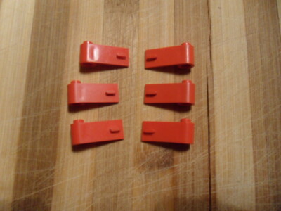6 Portes Lego rouge 3X 3821 3X 3822 set 6641 1773 1772 6680 6393 379 ...