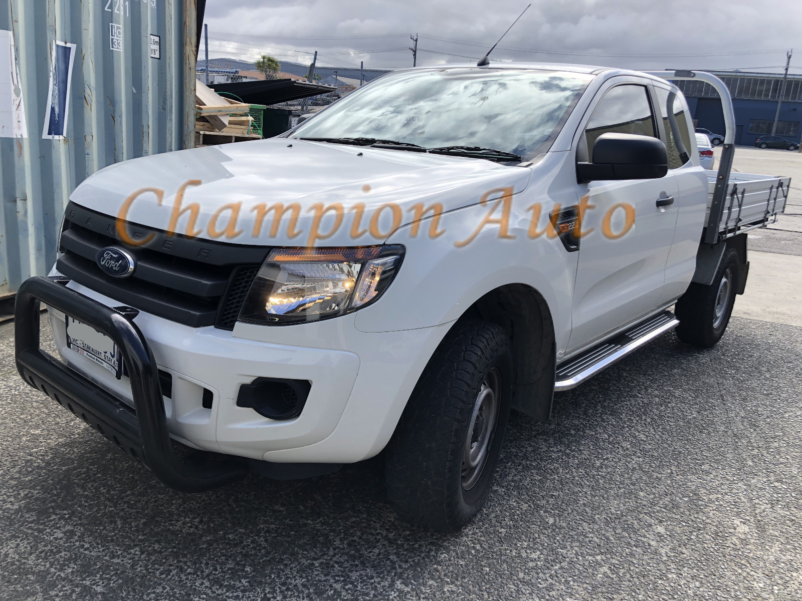 Ford Ranger Super Cab Side Steps Running Boards Aluminum 2012-2022 ...
