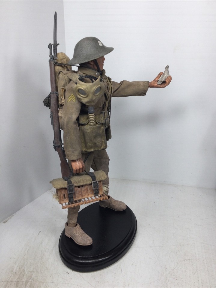 1/6 CUSTOM (OOAK) HASBRO GI JOE WW1 US SIGNAL CORPS NCO W/ CARRIER ...