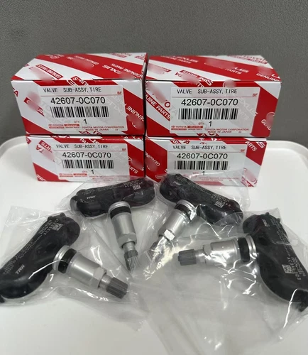4pcs OEM 42607-0C070 Toyota TPMS Tire Pressure Sensor fits SiennaTundra ...