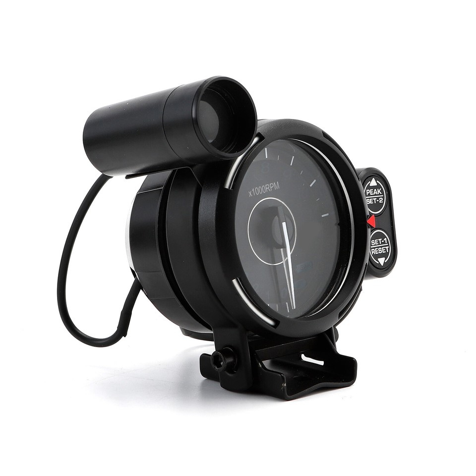 3.75" 7Color LED Car Pointer Tachometer Gauge RPM Meter High Speed ...