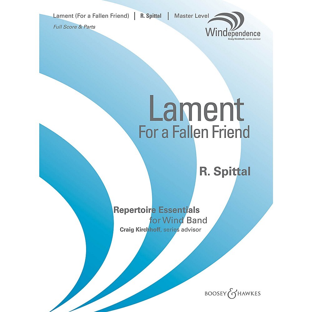 Lament (For a Fallen Friend) (Score Only) Level 4 Composed by Robert ...