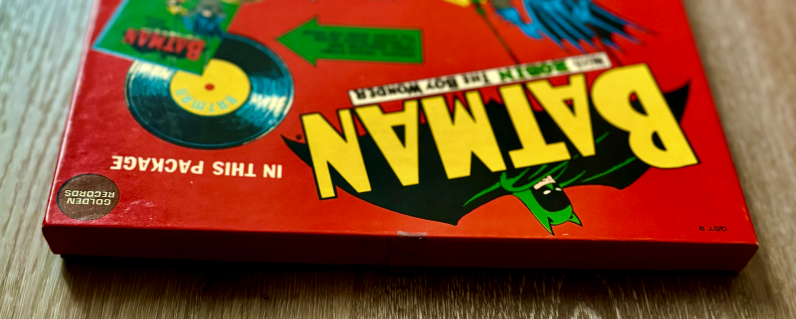 RARE 1966 Batman Golden Records Complete w/Box, Record, Card, Comic ...