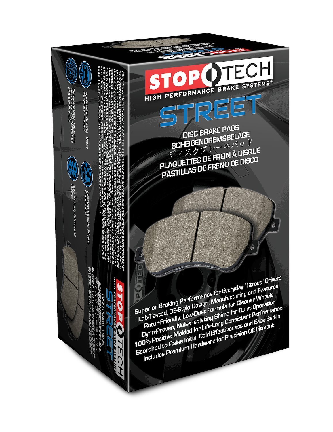 StopTech 308-13460 Street Brake Pads See Vehicle Fitment Tab for ...
