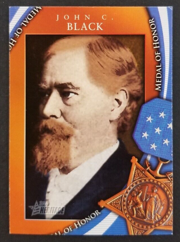 Colonel John Black 2009 Civil War Medal of Honor Topps Card #10 (NM) | eBay