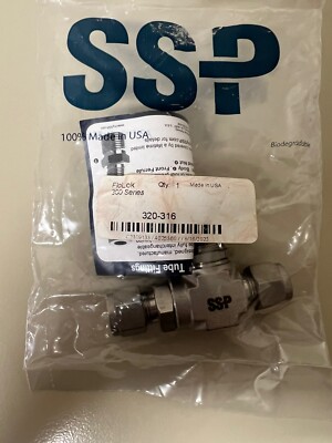 SSP FLOLOK 320-316 3/8 Tube 316ss BallValve (1500 Psi) | eBay