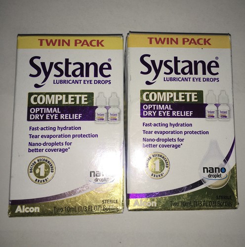 Systane Complete Lubricant Eye Drops, preservative Free 10ml - Lot 2 ...