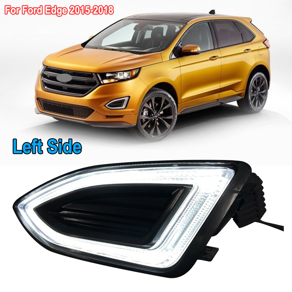 New Bumper DRL Fog Light For Ford Edge 2015-2018 Driving Lamp Left ...