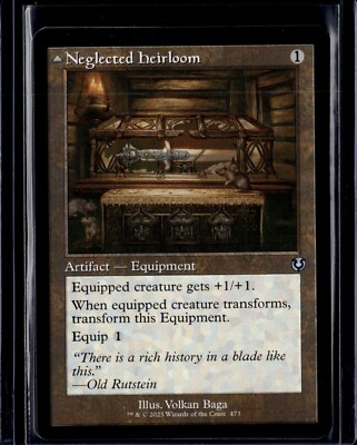 Neglected Heirloom - 473 - INR - NM - MTG Magic the Gathering | eBay