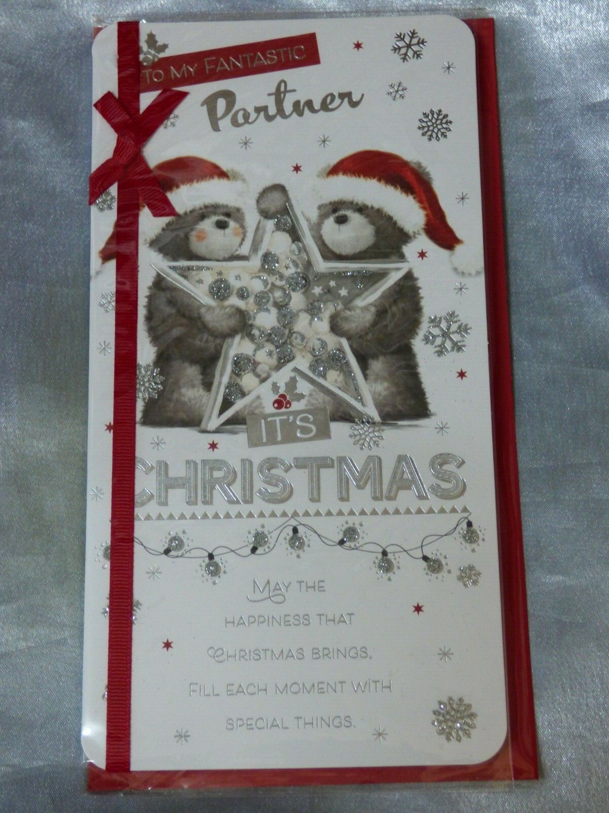 CHRISTMAS CARD PARTNER TRADITIONAL CUTE PARTNER MALE FEMALE TOP QUALITY ...