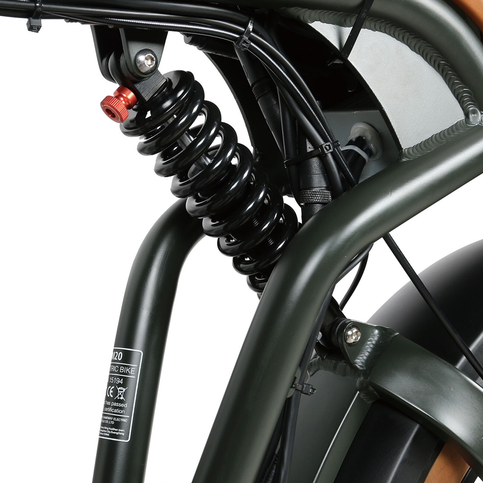 2000W 48V Fat Tire Electric Bicycles Ebikes Adult 20in 32AH Dual Motor ...