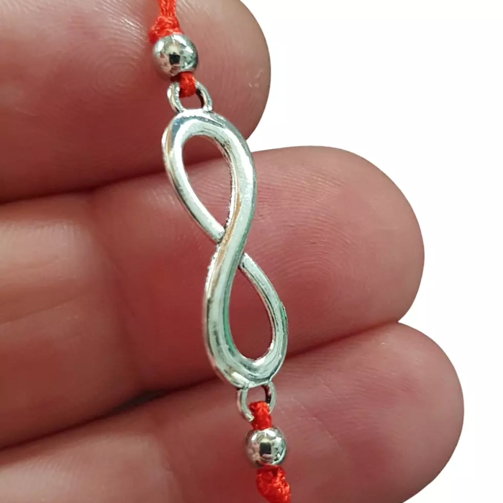 Infinity Armband Fußkettchen Lucky Rot Kordel Fußgelenk Armband Perlen ...