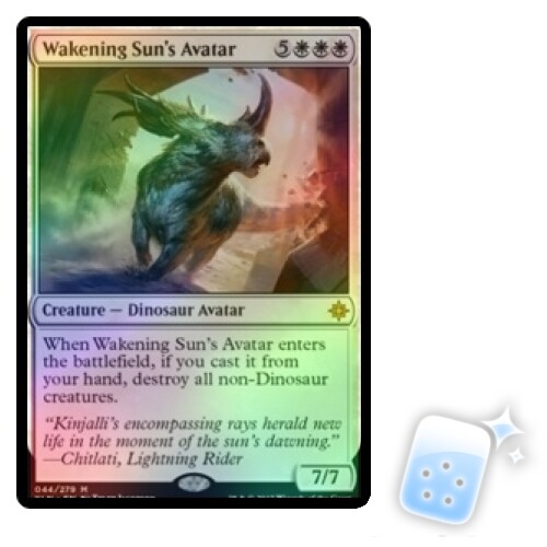 Foil Wakening Sun's Avatar M/NM Magic: The Gathering MTG Ixalan | eBay