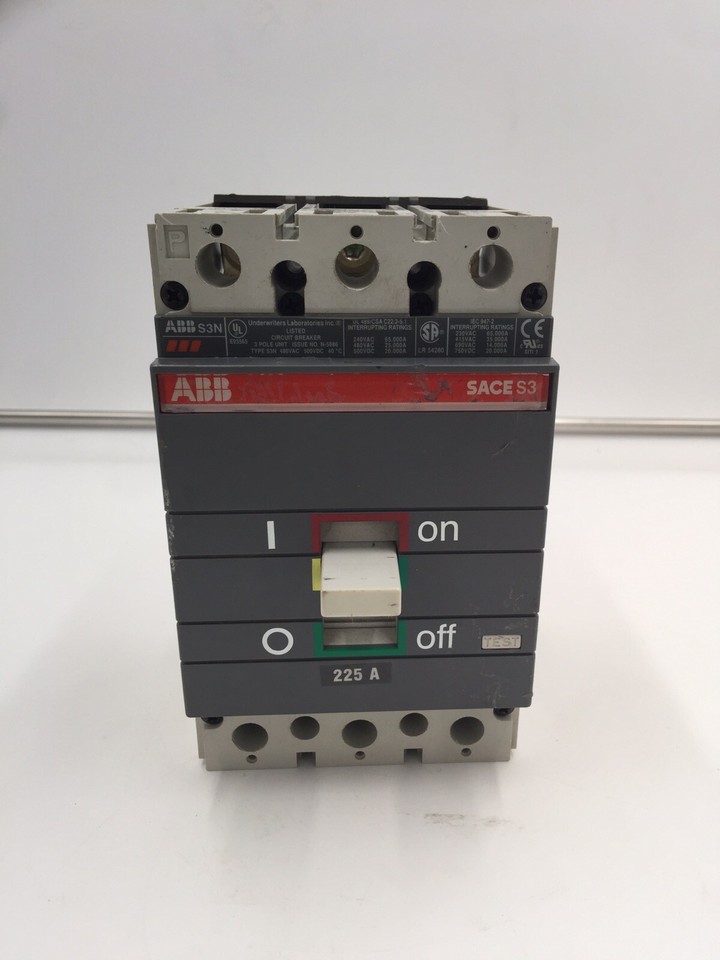 HOUSTON STOCK ABB S3N225TW SACE ISOMAX S3N 225A REFURBISH FREE 2 DAY ...