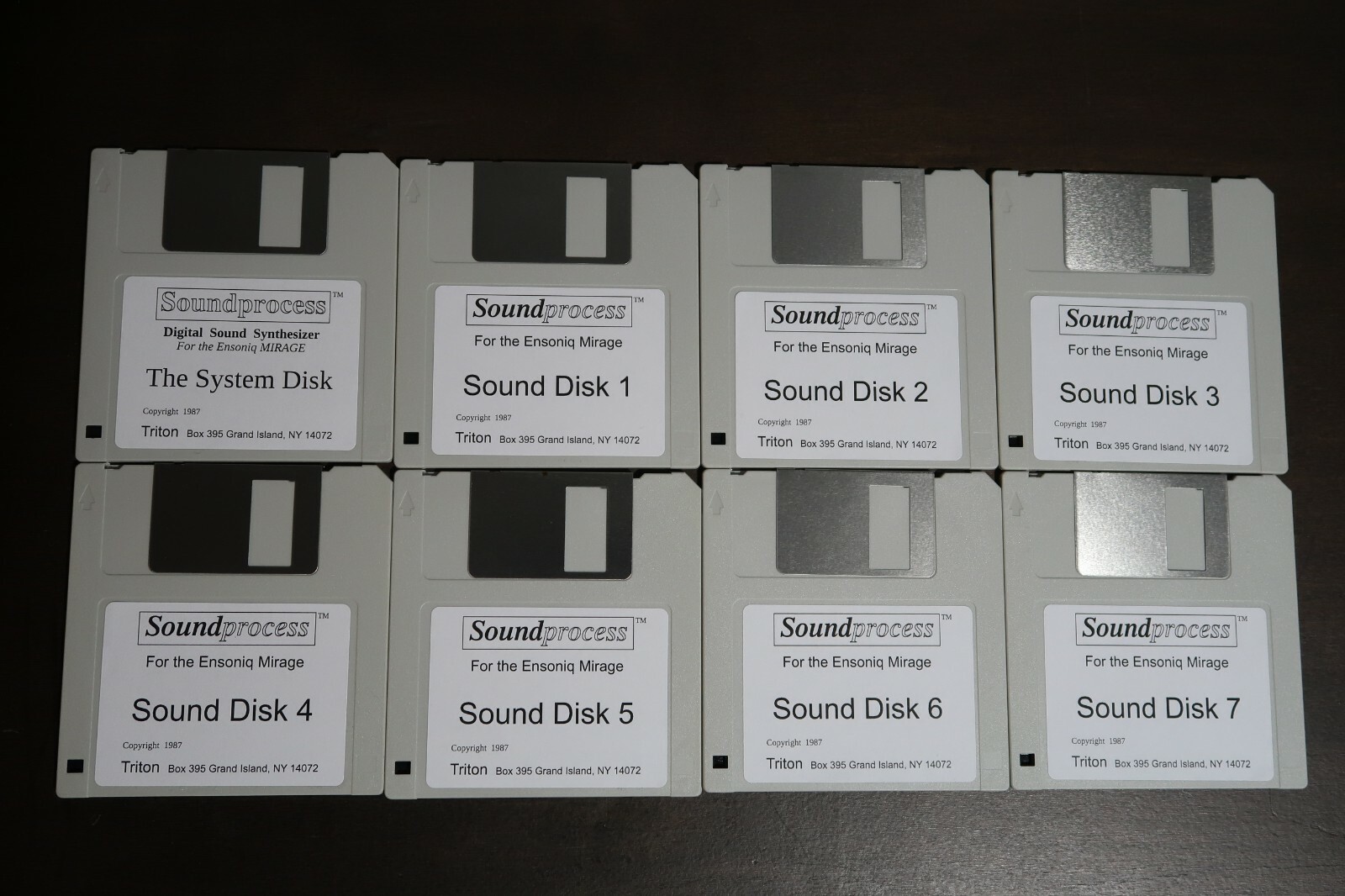 Ensoniq Triton Soundprocess System Disk & Sound Disk 1 to 7 | For ...