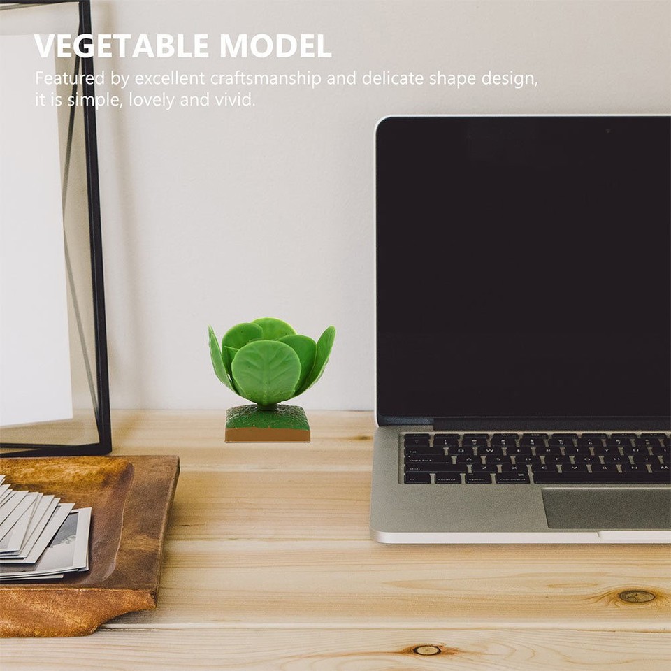 6Pcs Plastic Crafts Cabbage Modeling Toys Simulation Cabbage Children ...