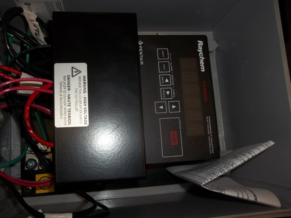 RAYCHEM 910 HEAT TRACING CONTROLLER ASSEMBLY 10170-026 C910-485 PENTAIR ...