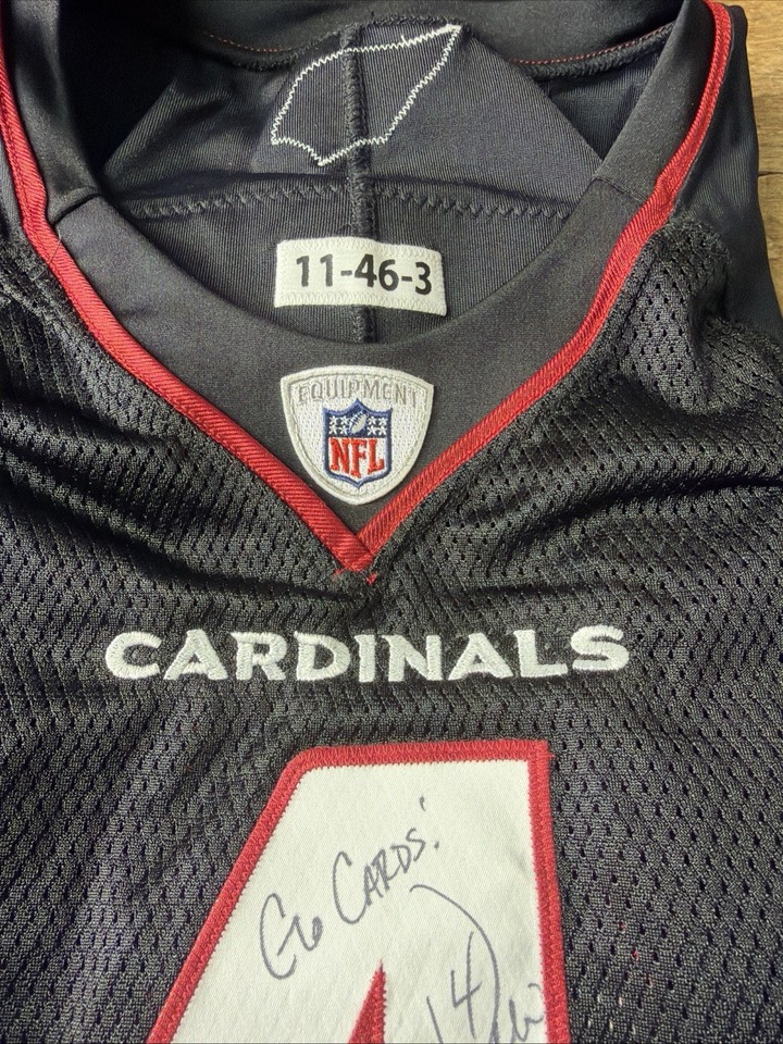 Kevin Kolb GAME WORN Signed Cardinals NFL Jersey 2012 COA From Arizona ...