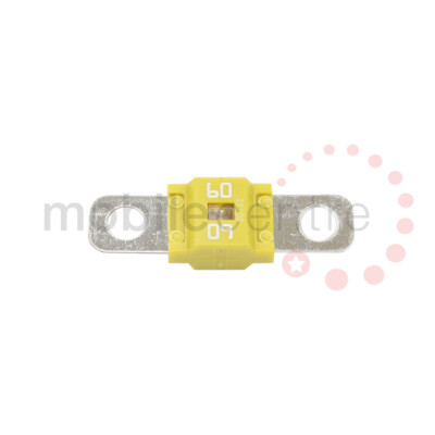 MIDI fuse 60A Yellow M5 holes 58V 60 Amp bolt down AMI | eBay UK