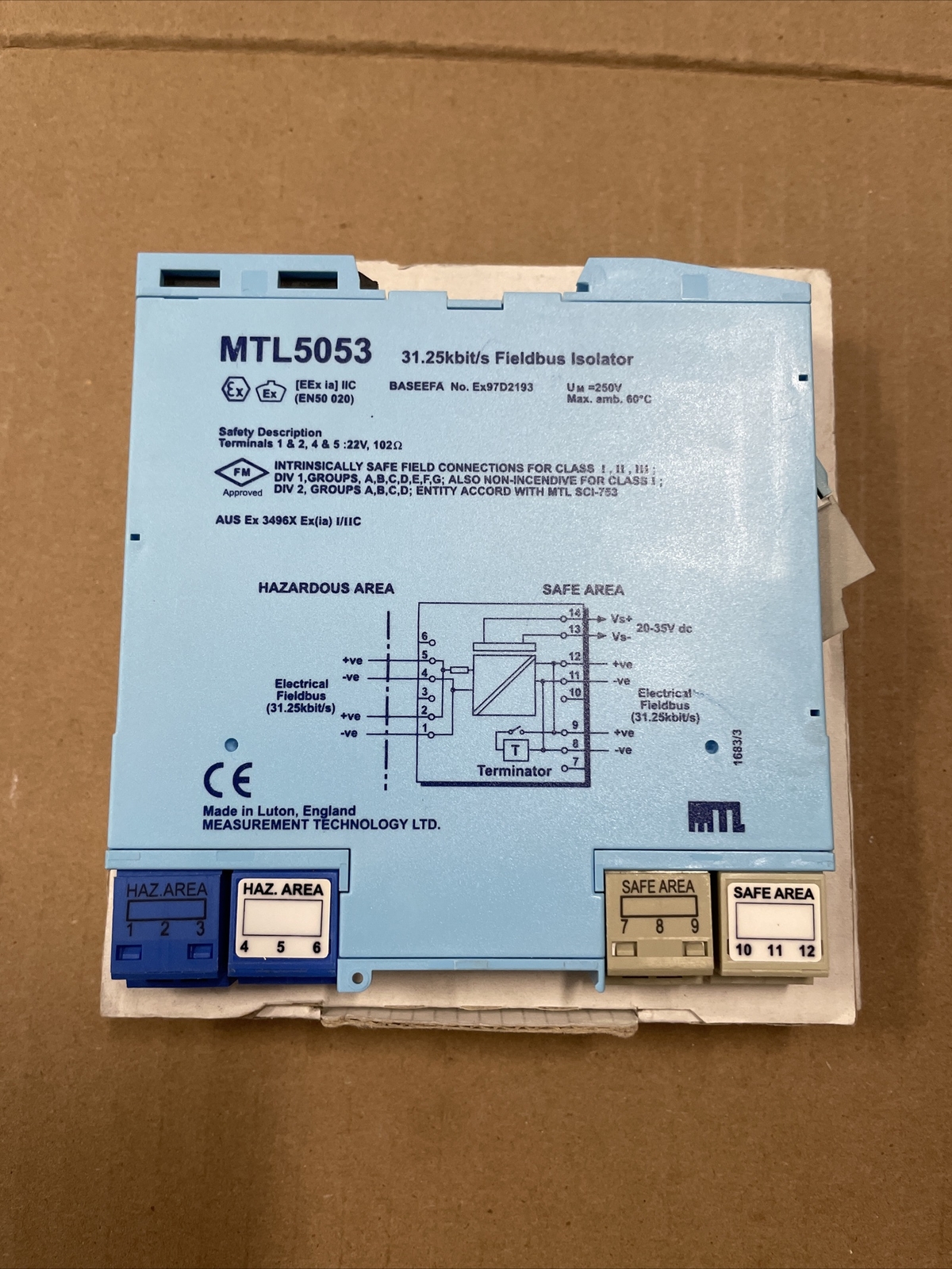 Measurement Technology MTL5053 - Isolator Driver/Power Supply Module | eBay