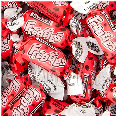 Frooties Watermelon – 1 Pound Bulk Mini Taffy Candy – Individually ...