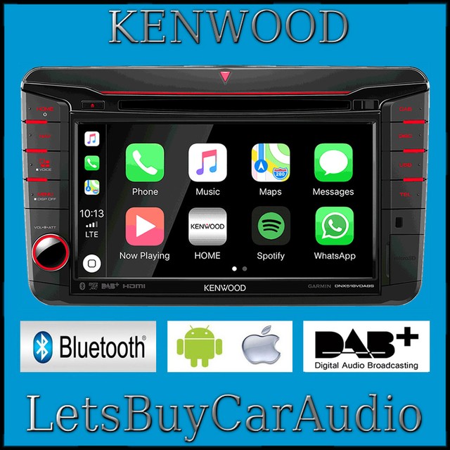 Kenwood Dnx518vdabs VW T5 SAT NAV Bluetooth DAB Apple CarPlay Android ...