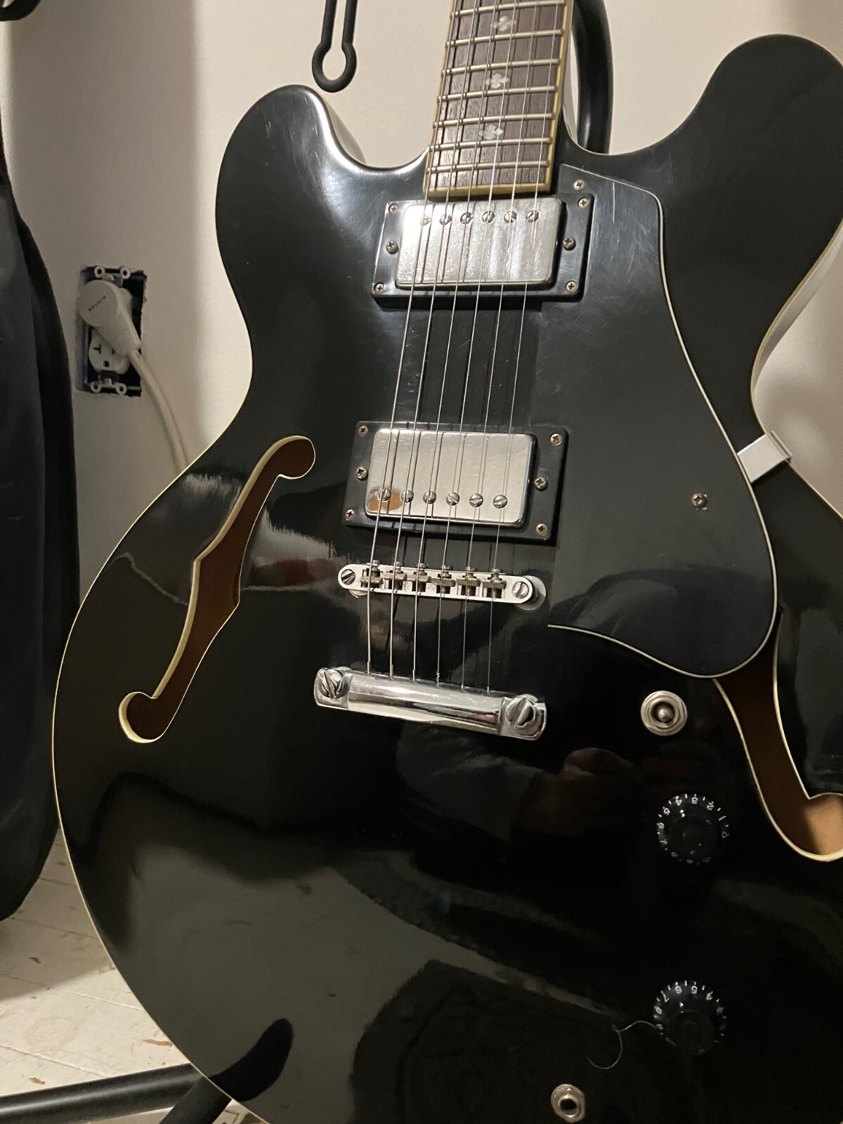 Samick SARC-902 Semi-Hollowbody Archtop Gibson 335 Style Guitar w ...