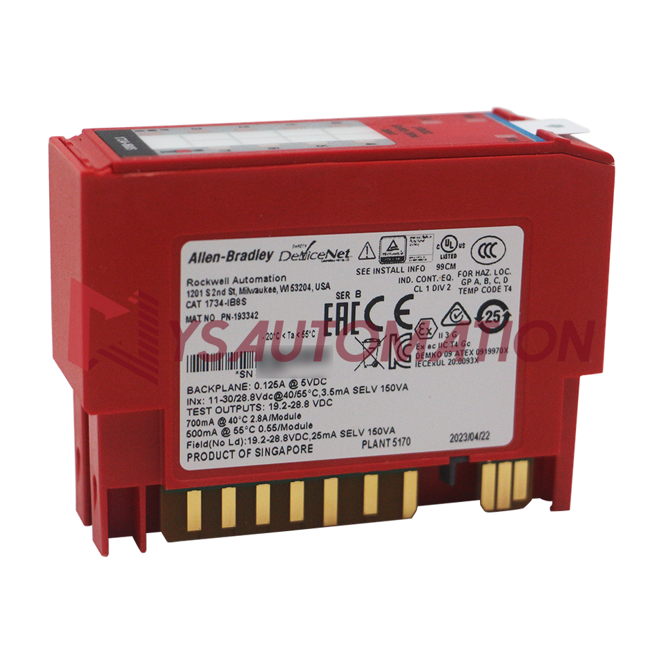 Allen-Bradley NEW factory Sealed 1734-IB8S AB PLC Input/output Module ...