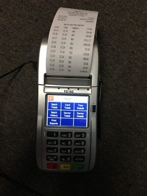 First Data FD150 Terminal with power supply- Used 30 day warranty-75 ...