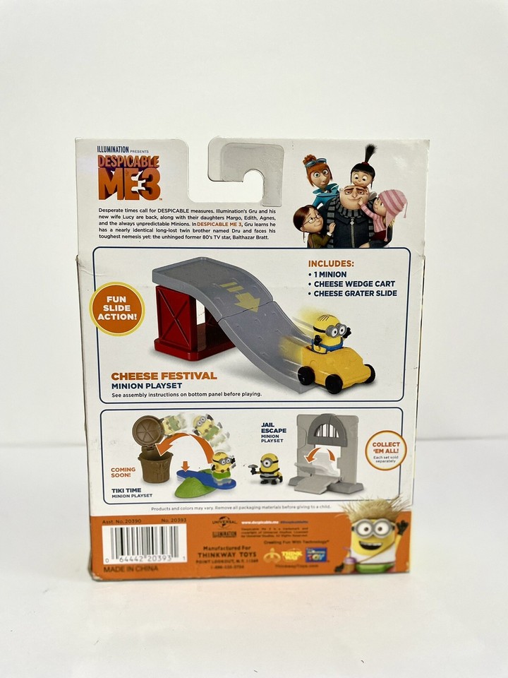 2017 Thinkway Despicable Me 3 Cheese Festival Minion Play Set NEW | eBay