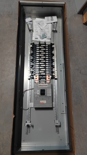 SIEMENS 400 AMP PANELBOARD 240 120 MLO 1PH/W 30 Cir w/ USED MAIN NEMA ...