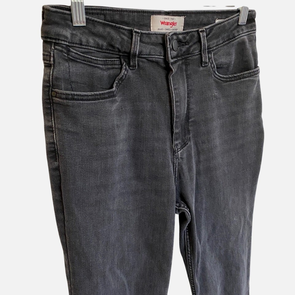 Wrangler Women's Vintage High Rise Straight Crop Raw Hem - 8 EUC | eBay