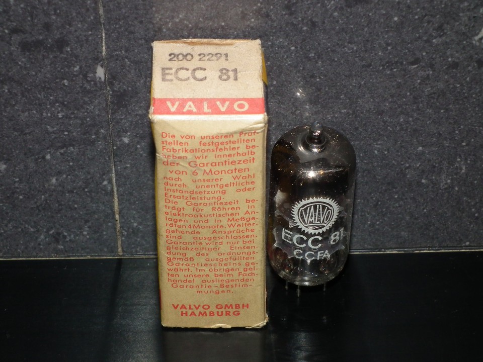 Valvo ECC81 12AT7 NOS NIB Hamburg 1961 | eBay