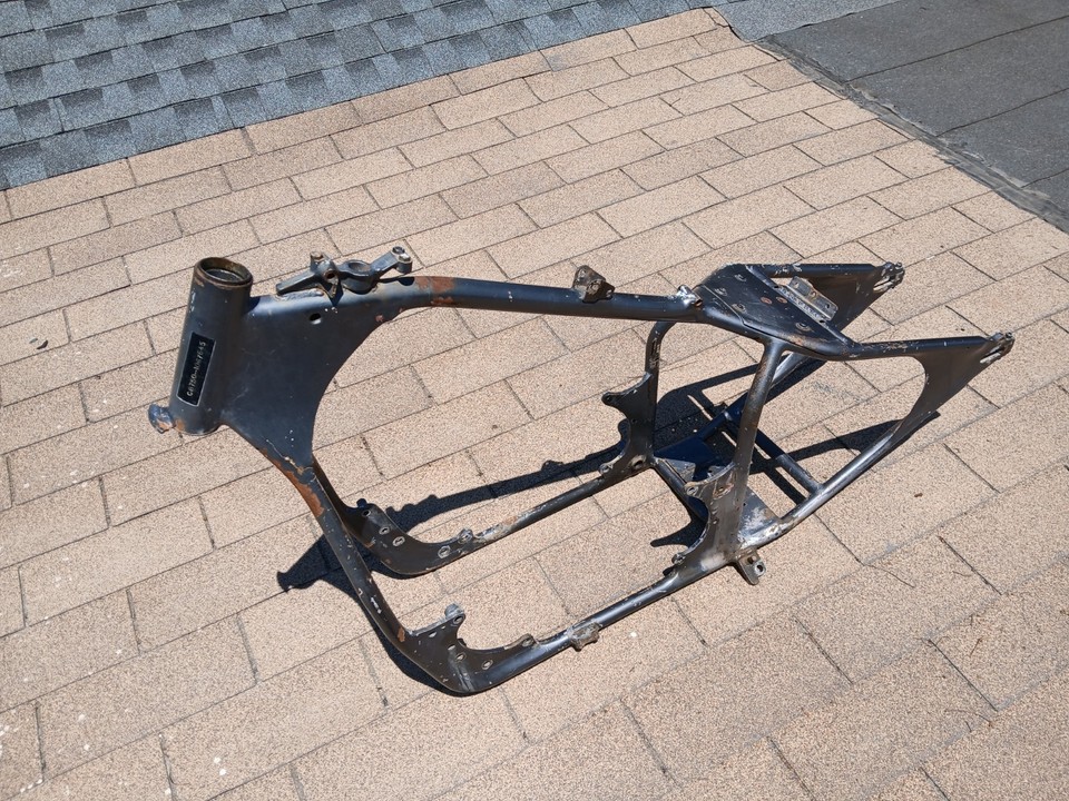 hd98 1976 Honda cb750 Chopper frame Rigid chassis hardtail cb 750 76 70 ...