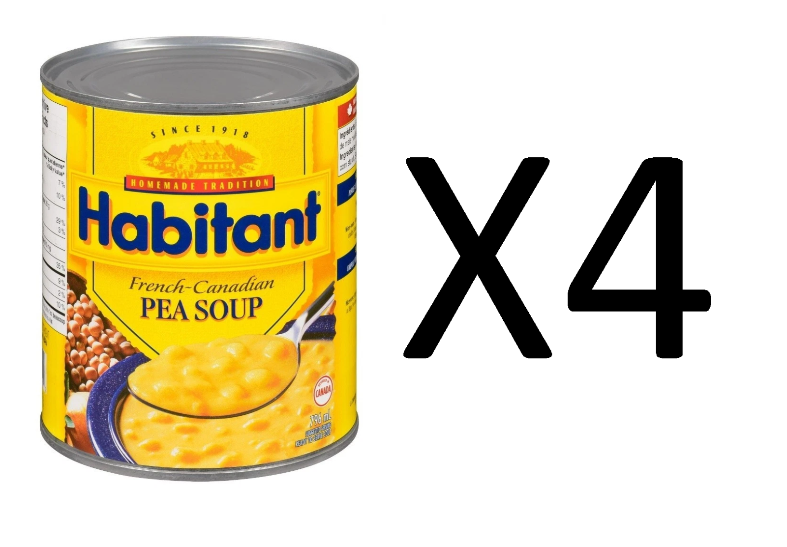 4X Habitant French Canadian PEA SOUP 796 ml/28oz | eBay