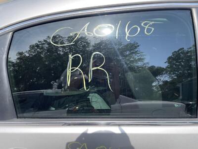 Rear Door Glass/window CHEVY IMPALA Right 06 07 08 09 10 11 12 13 14 15 ...