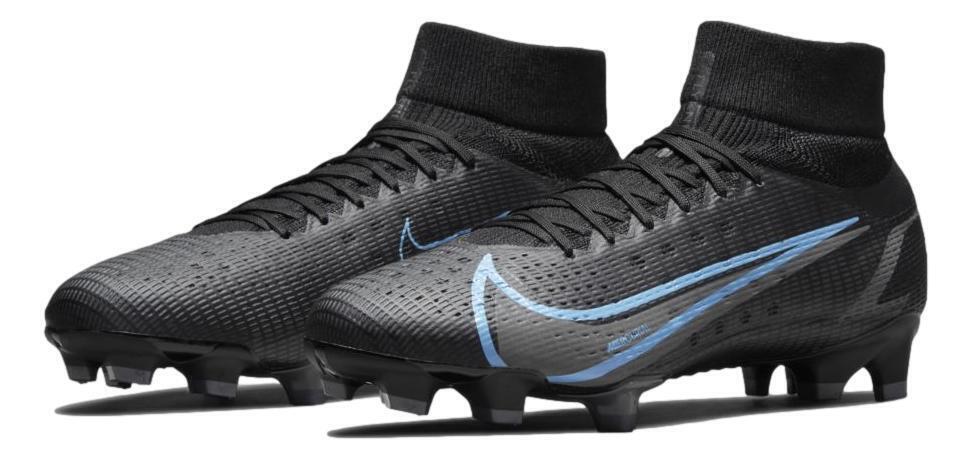 Size 4 - Nike Mercurial Superfly 8 Pro FG Black Photo Blue for sale ...