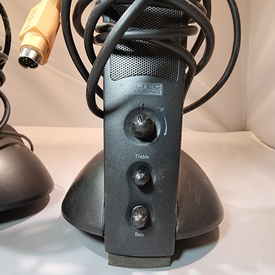 Altec Lansing ATP3 Multimedia Computer Subwoofer & Surround Speakers w ...