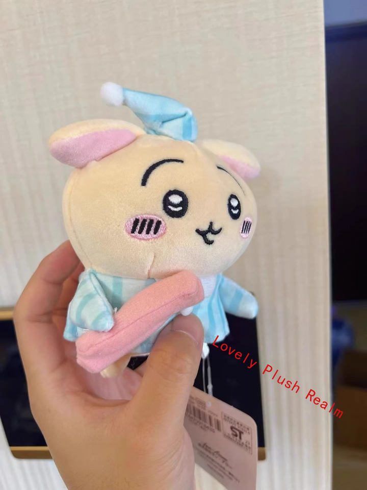 Cute Chiikawa Usagi Pajamas Mascot Plush Doll Keychain Doll Pendant ...