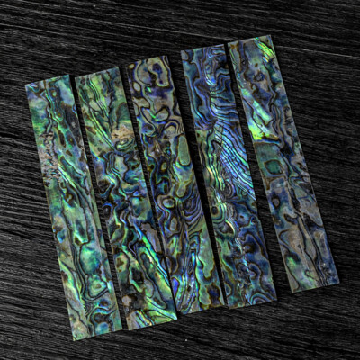 1pc Natural Green/Blue Inlay Material Abalone Shell Blanks Size ...