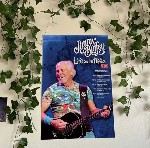 Jimmy Buffett Life on the Flip Side 2022 Tour Poster, Thank you for the ...