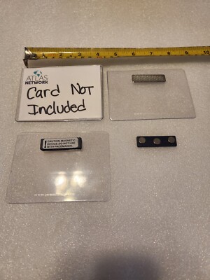 PCnametag 50 Pack Of Magnetic Name Badge Holder 4X3 Inch | eBay
