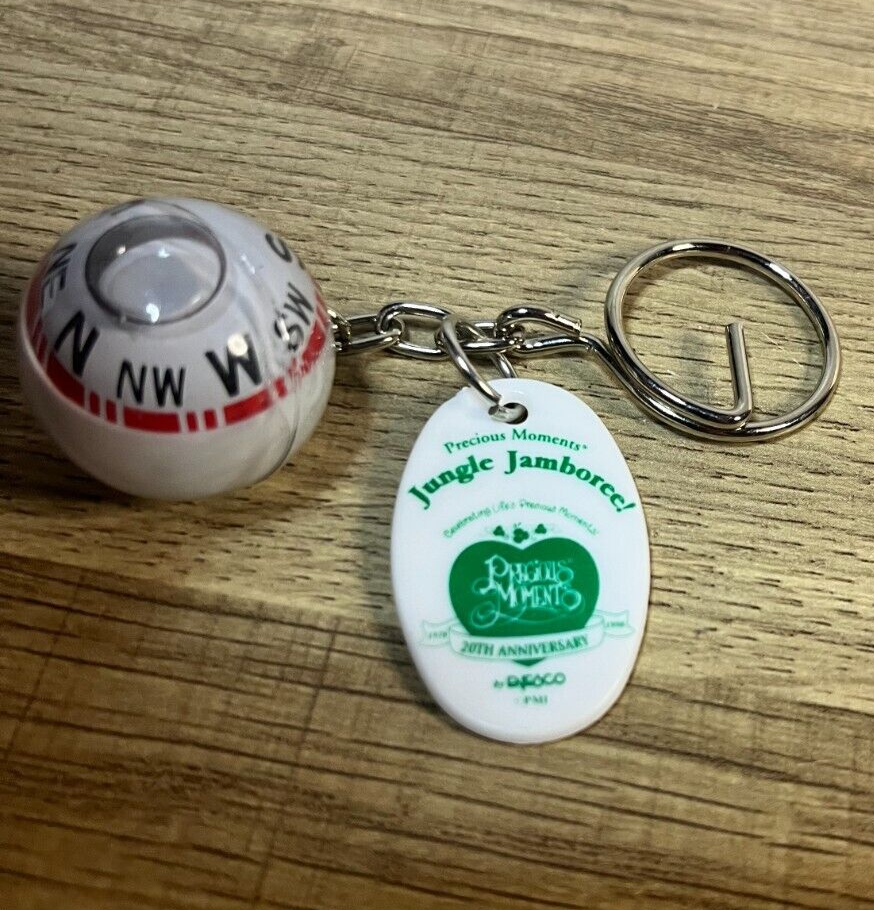 Vintage Precious Moments - Ball Compass Key Chain - 20th Anniversary ...