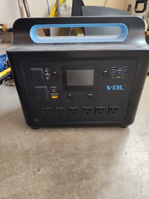 VDL portable power station - 1.228 kwh LFP battery storage/ not working ...